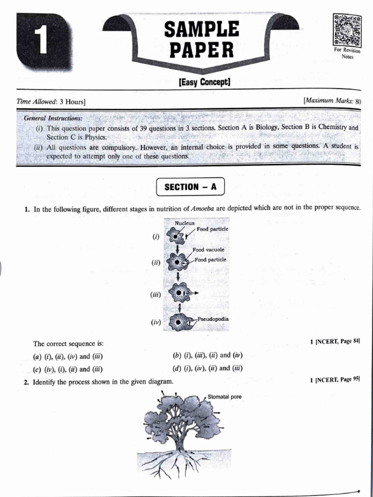 Science Paper 1 | PDF