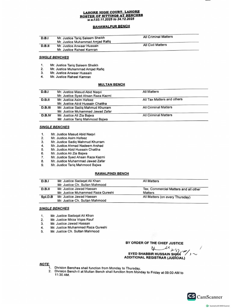 2025 11 03 Benches | PDF