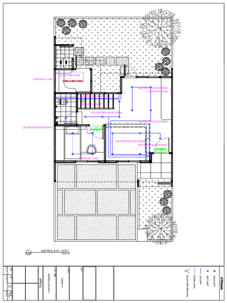 LED Furniture and Electrical Plans | PDF | Ceiling