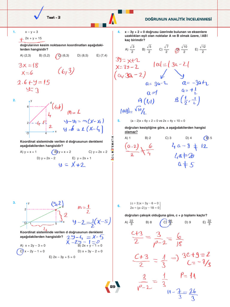 Analitik Geometri Part 3 | PDF