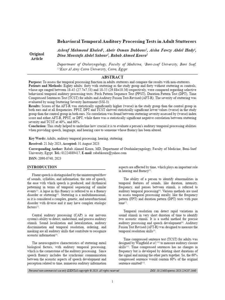 48.Khaled2023Behavioral Temporal Auditory Processing Tests in Adult ...