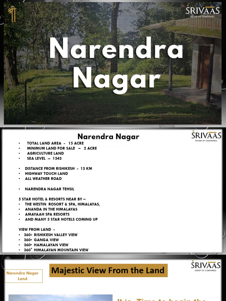 15 Acre Agricultural Land in Narendra Nagar | PDF