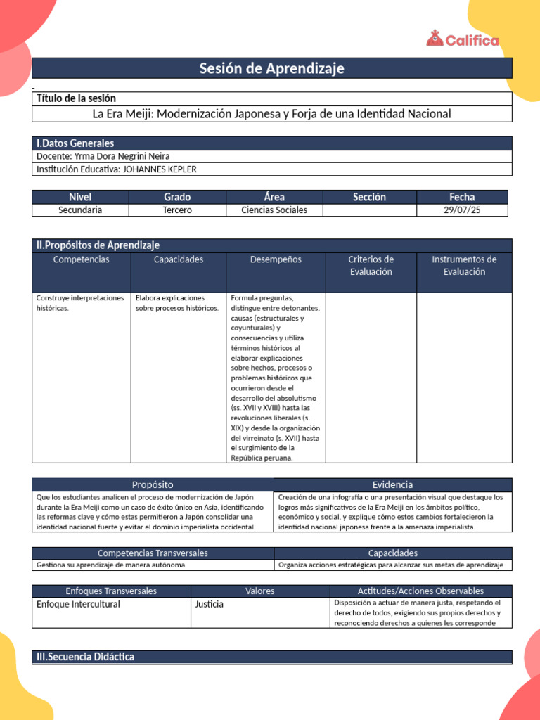 La Era Meiji_ Modern (1) | PDF | Evaluación | Aprendizaje