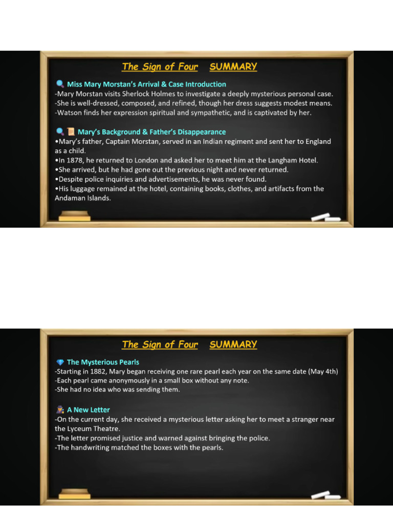 The Sign of Four | PDF