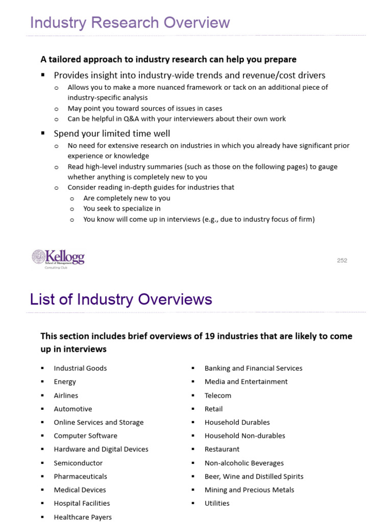 Industry Research Insights for Interviews | PDF | Airlines | Economies