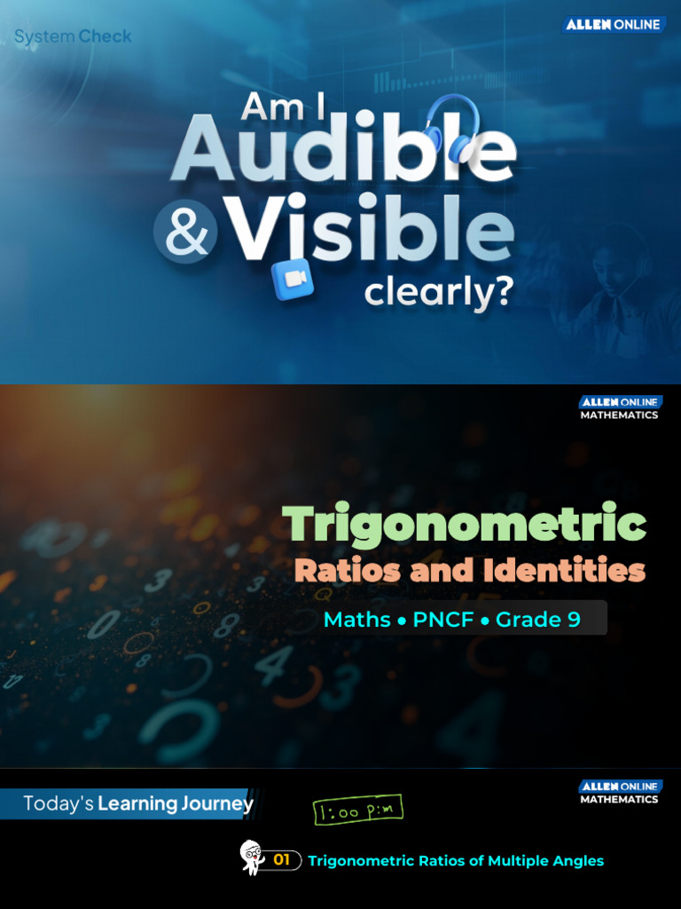 Trigonometric Ratios for Grade 9 | PDF | Trigonometric Functions ...