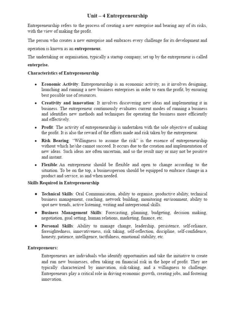 Understanding Entrepreneurship Basics | PDF | Entrepreneurship | Innovation