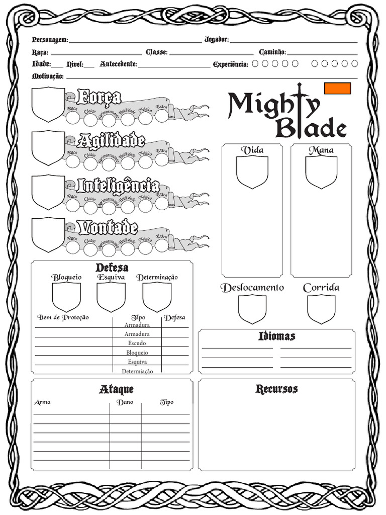 DOC-20230604-WA0001.1 - ficha para mighty blade | PDF