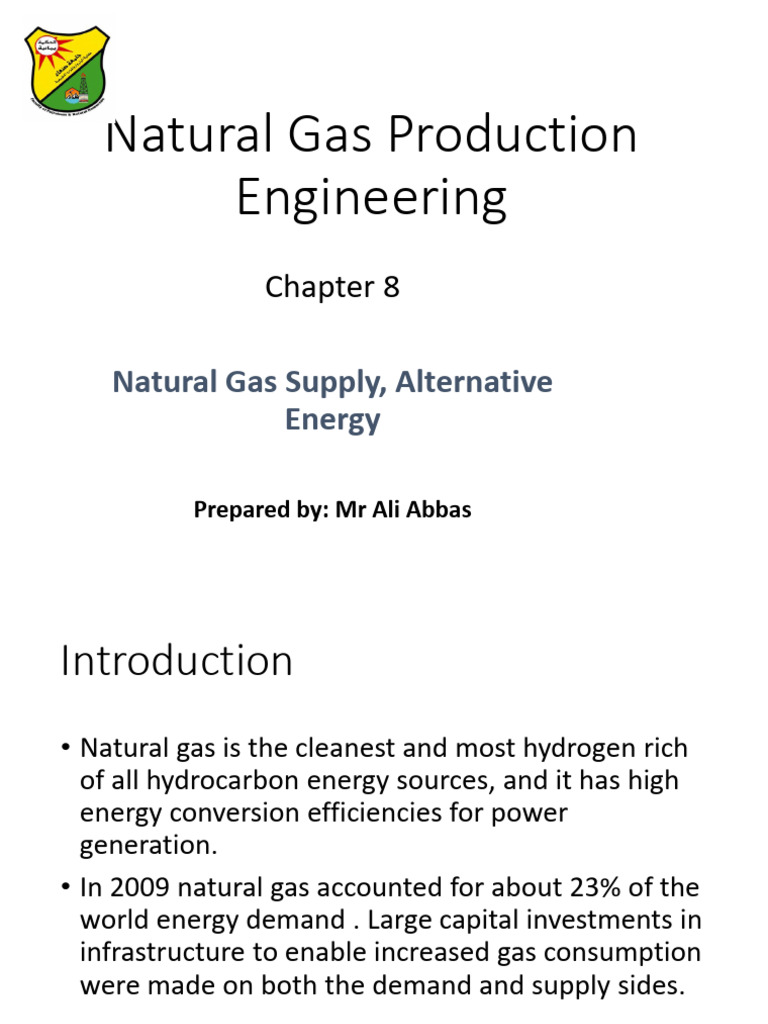 Natural Gas Supply and Alternatives Overview | PDF | Natural Gas ...