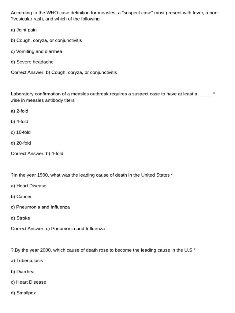 Concept of Infectious Diseases MCQs - AI | PDF | Infection | Epidemics