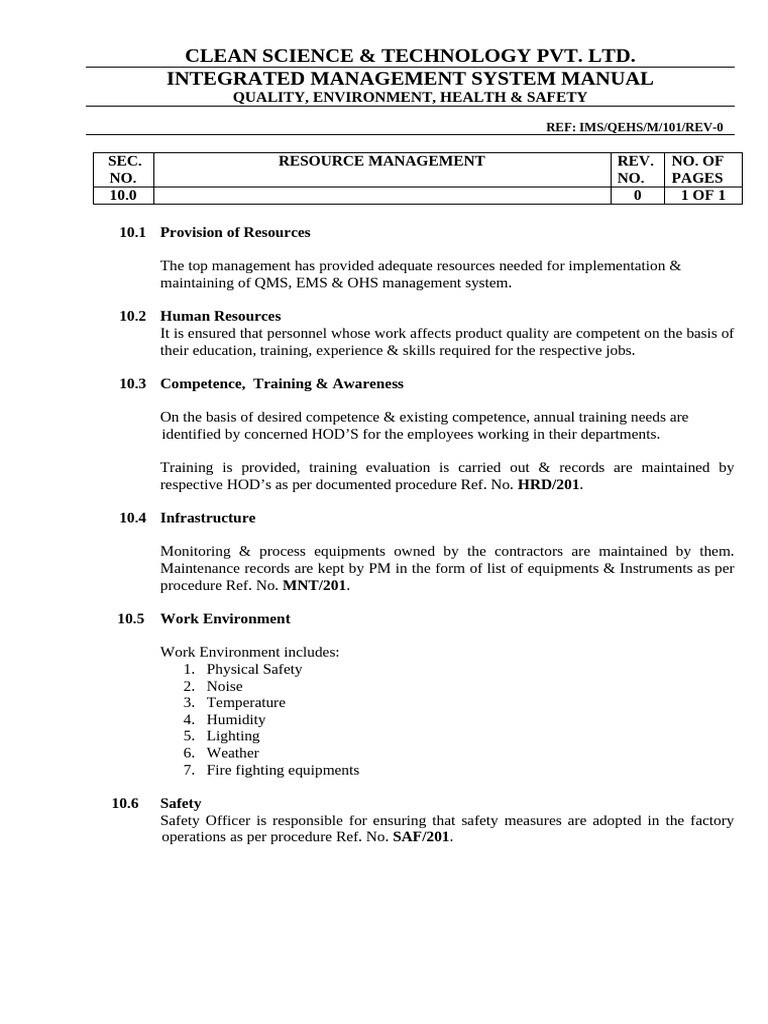 10 Resource Mgm | PDF