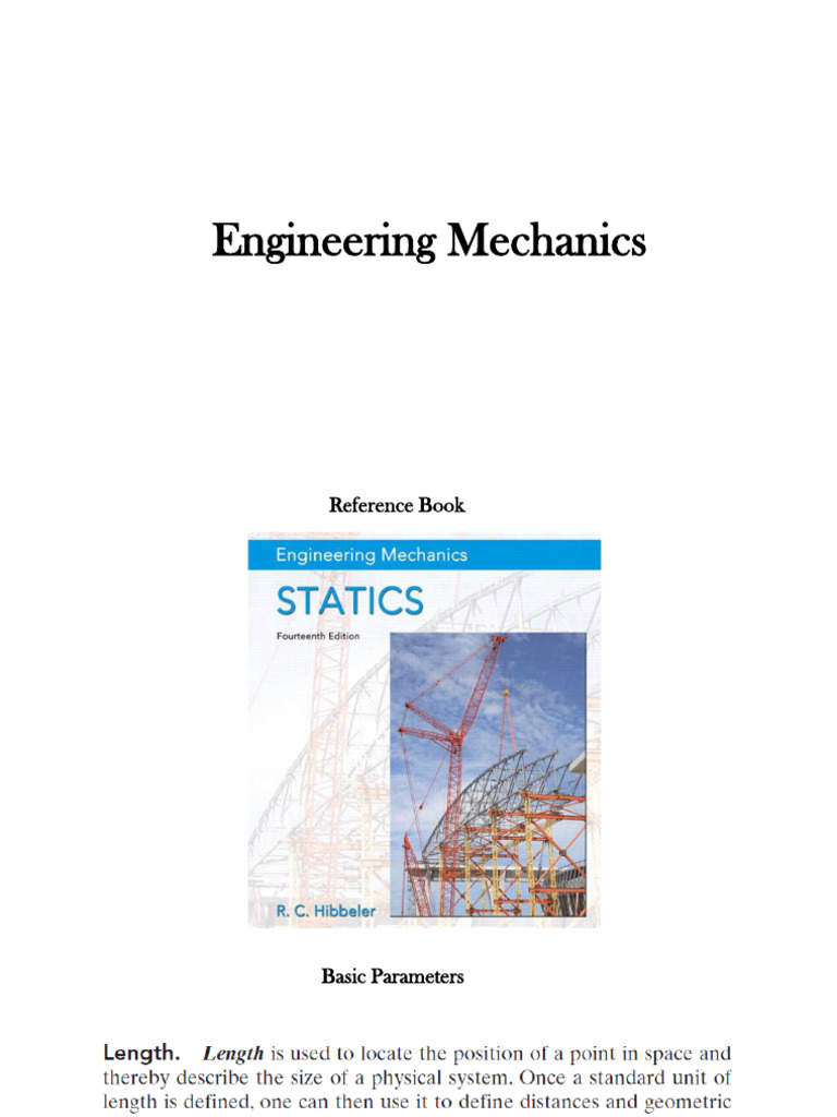 Engineering Mechaincs Lecture | PDF