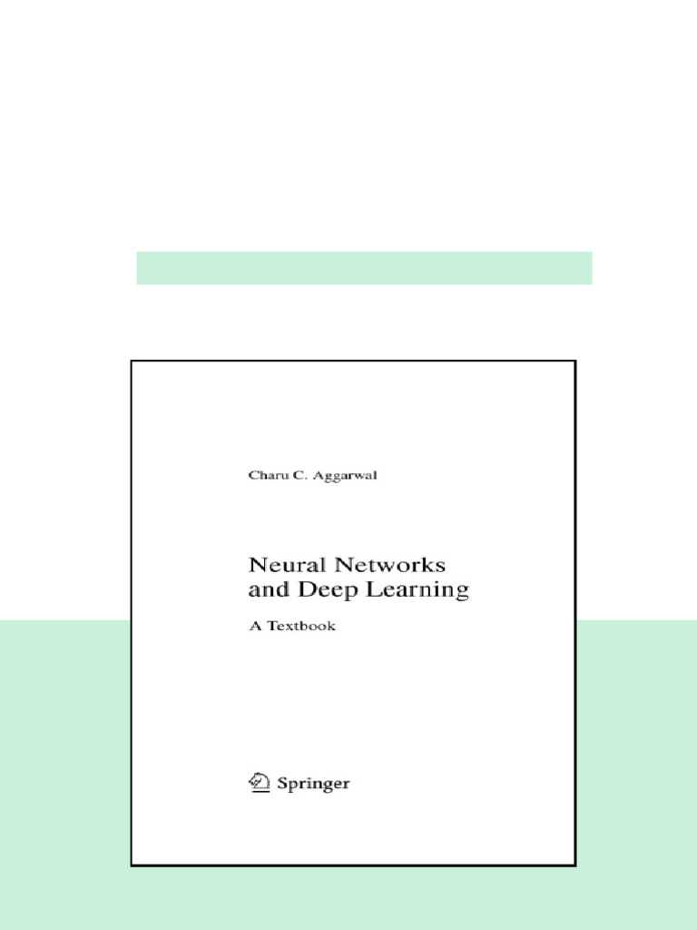 Neural Networks And Deep Learning A Textbook Charu C Aggarwal available ...