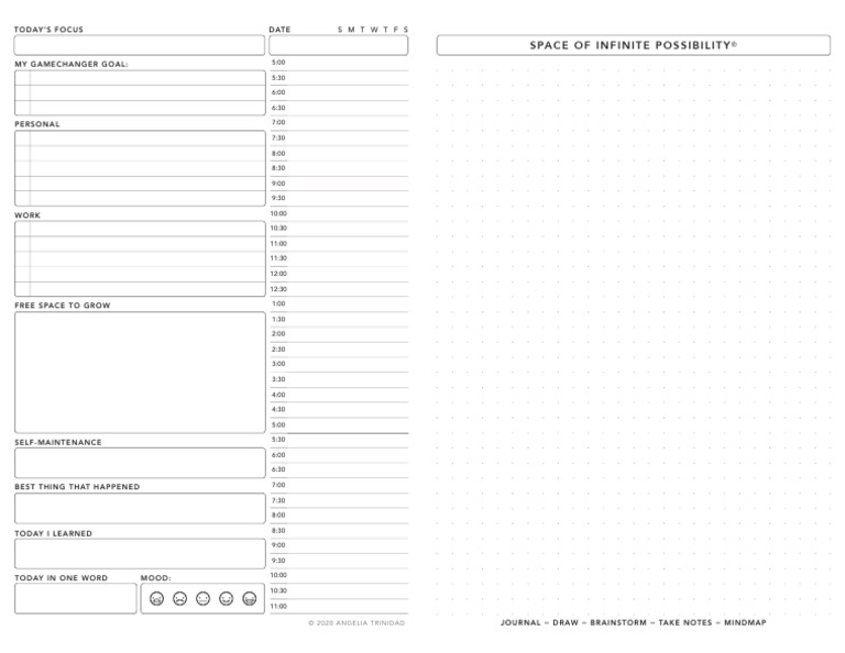 Passion Planner Daily Sample | PDF
