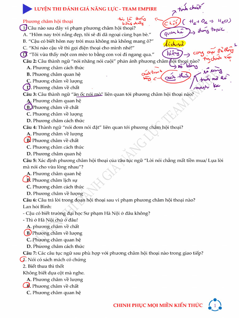 hand out tiếng việt 26.5 | PDF