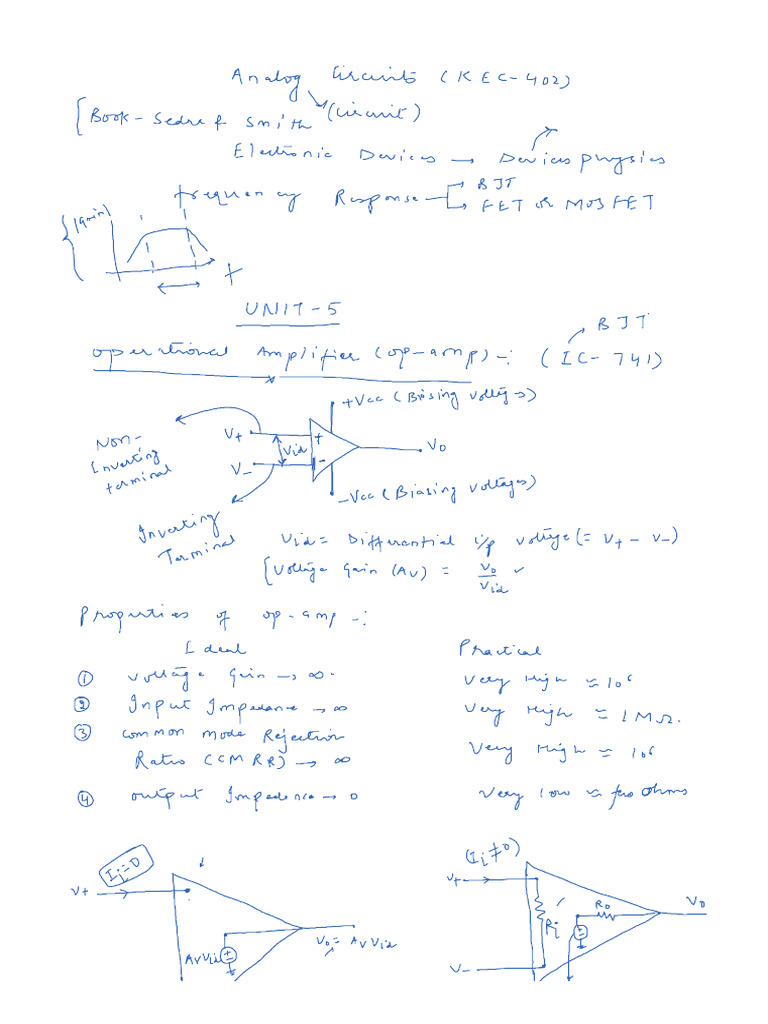 Analog Circuits Comprehensive Guide | PDF