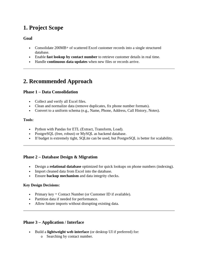 Call Center DB Design and Costing | PDF | Databases | Microsoft Excel