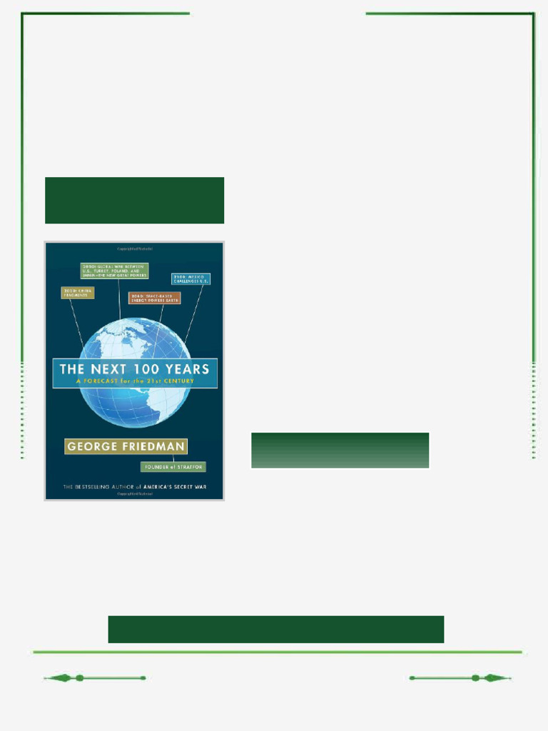 The Next 100 Years A Forecast for the 21st Century First Edition George ...