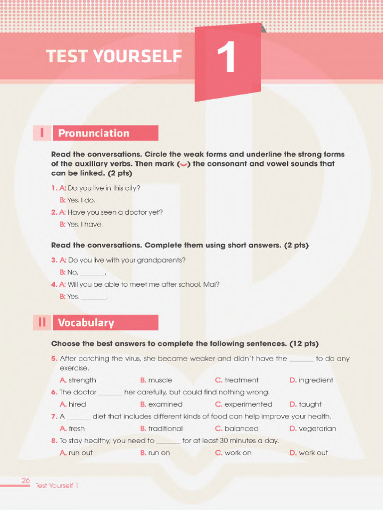 SBT Tiếng Anh 11 - Global Success - Test 123 | PDF