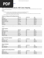GSA MEP Color Coding Standards | PDF | Plumbing | Water Heating