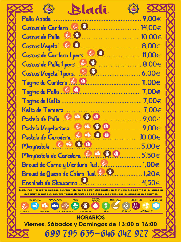 Bladi Folletos Precios | PDF