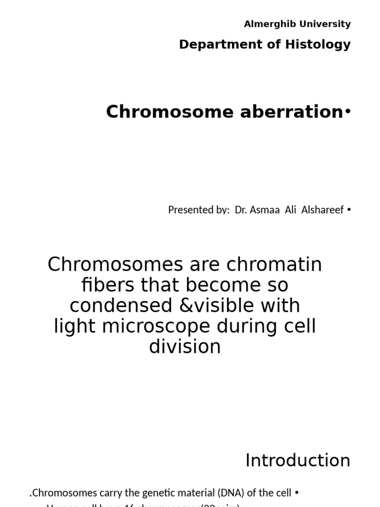 Chromosome Aberrations Explained | PDF | Chromosome | Cell Nucleus
