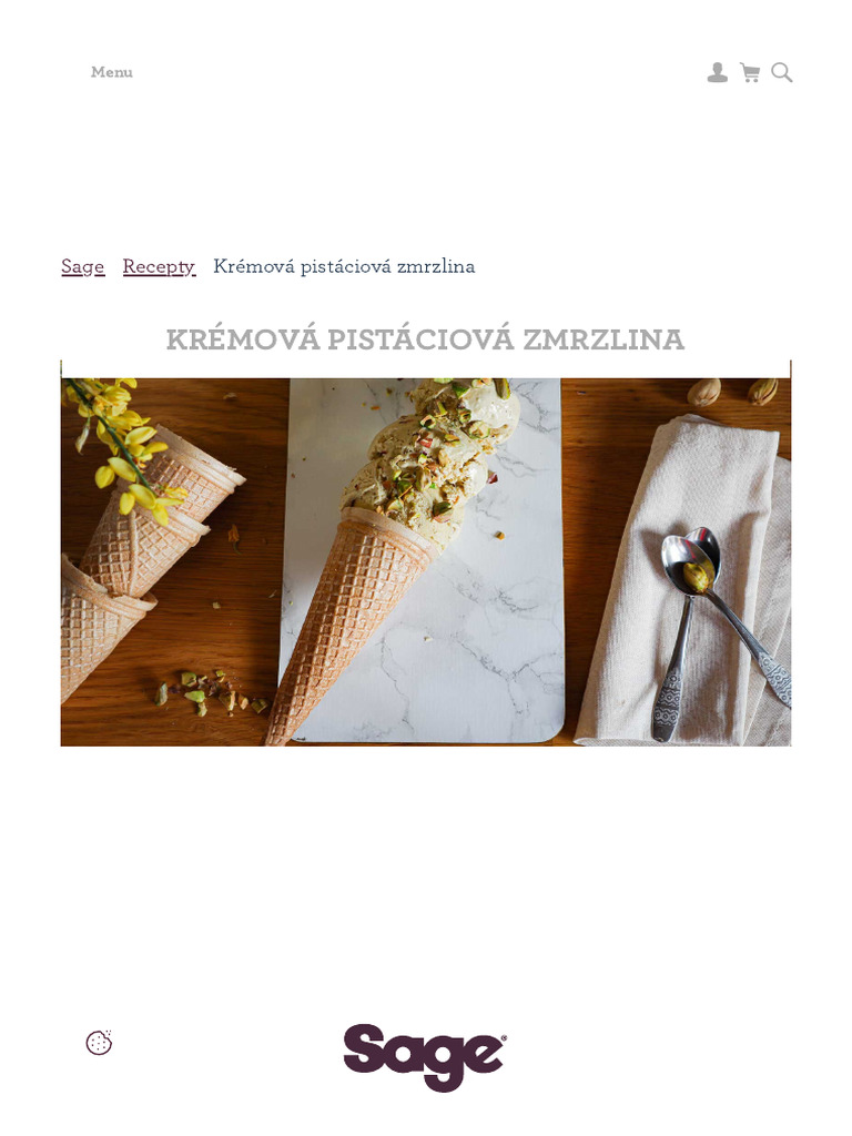 Pistaciova Zmrzlina _ Sage | PDF