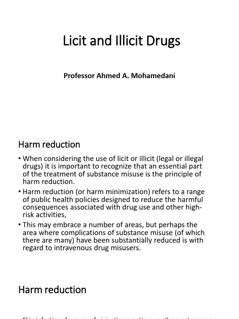 Understanding Licit and Illicit Drugs | PDF | Opioid | Benzodiazepine