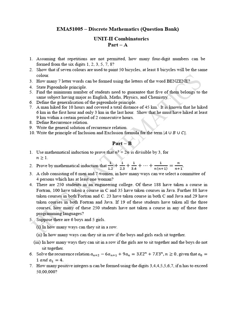 DM_EMA51005_Module_2[1] | PDF | Square Root | Numbers