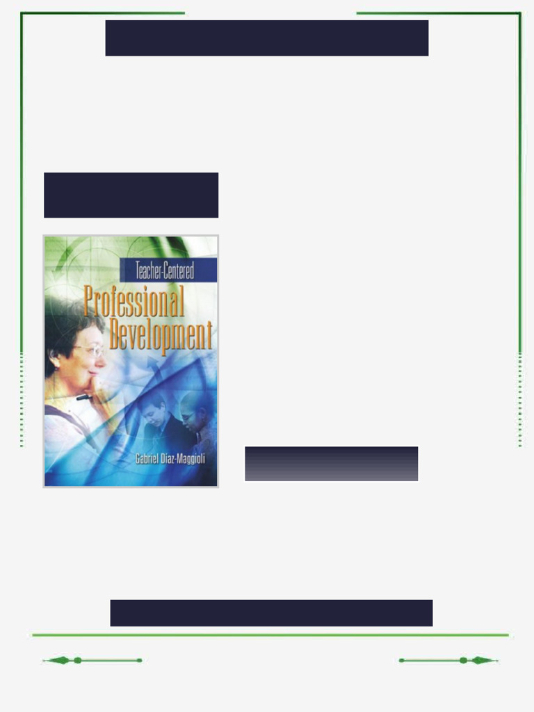 Teacher Centered Professional Development 1st edition by Gabriel Diaz ...
