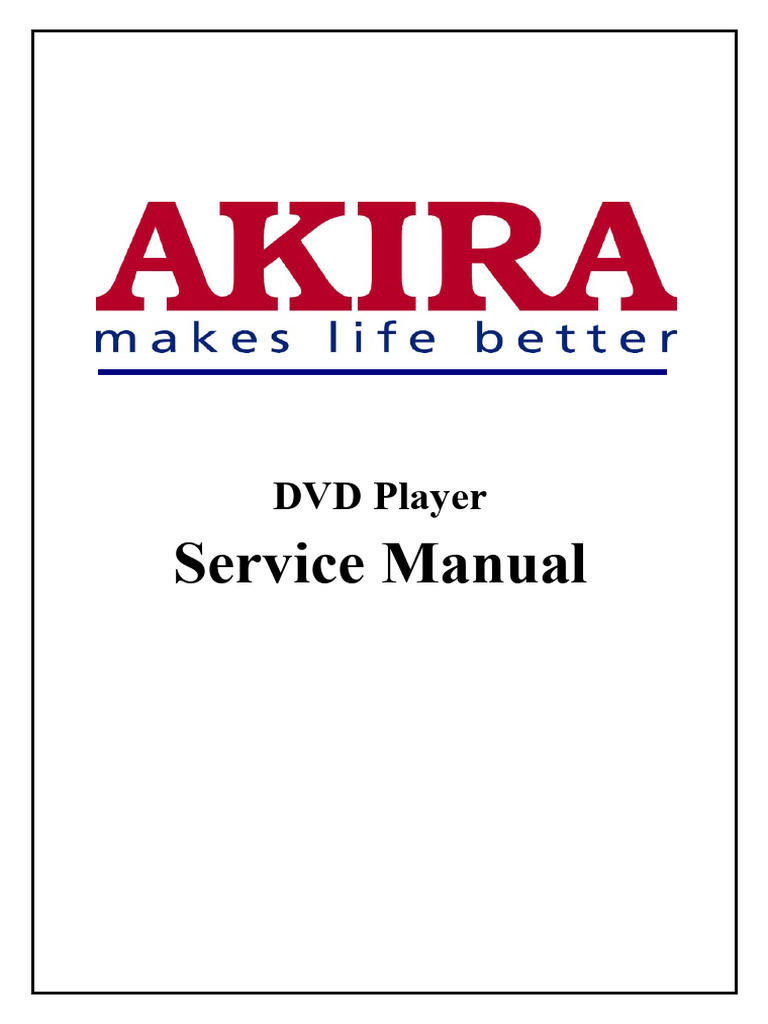 Akira Dvd-2201 Dvd Player | PDF | Computer Data Storage | Power Supply