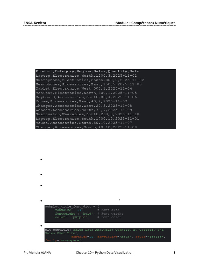 Lab10 - PythonDataVisualization - Part2 | PDF | Chart | Computing