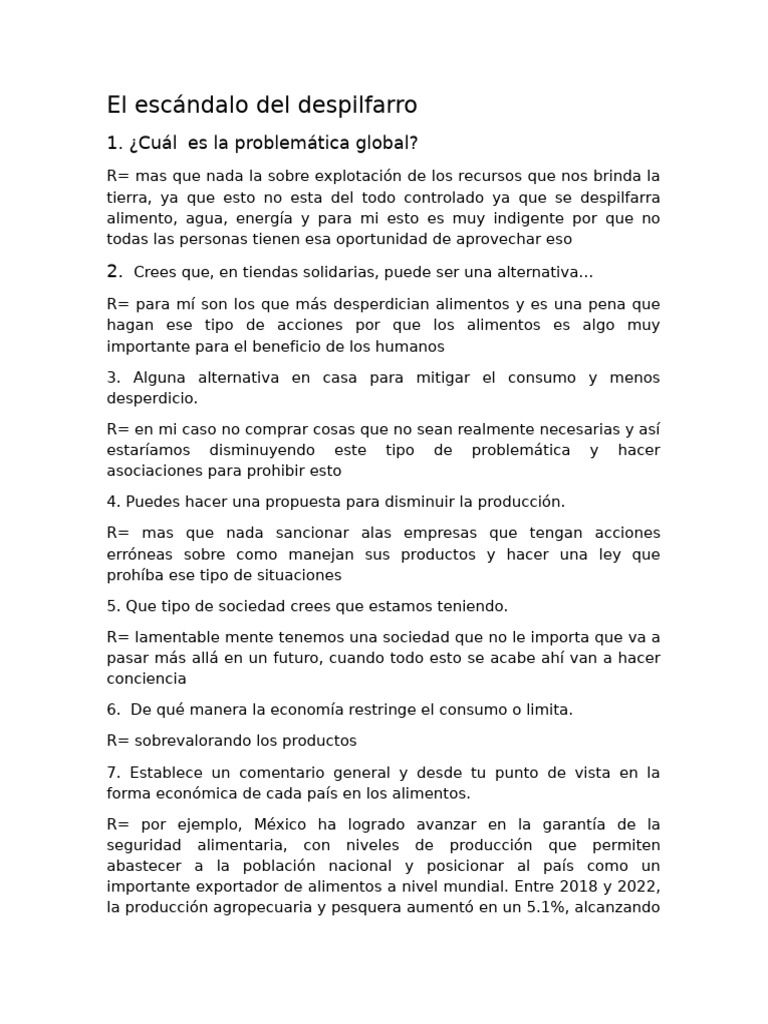 El Despilfarro | PDF