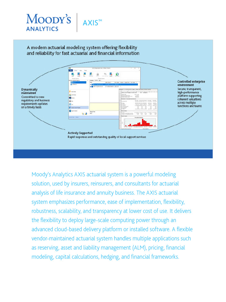 AXIS™: Advanced Actuarial Modeling System | PDF | Actuarial Science ...