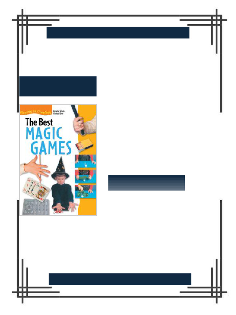 The Best Magic Games 1st Edition Annalisa Strada Gianluigi Spini eBook ...