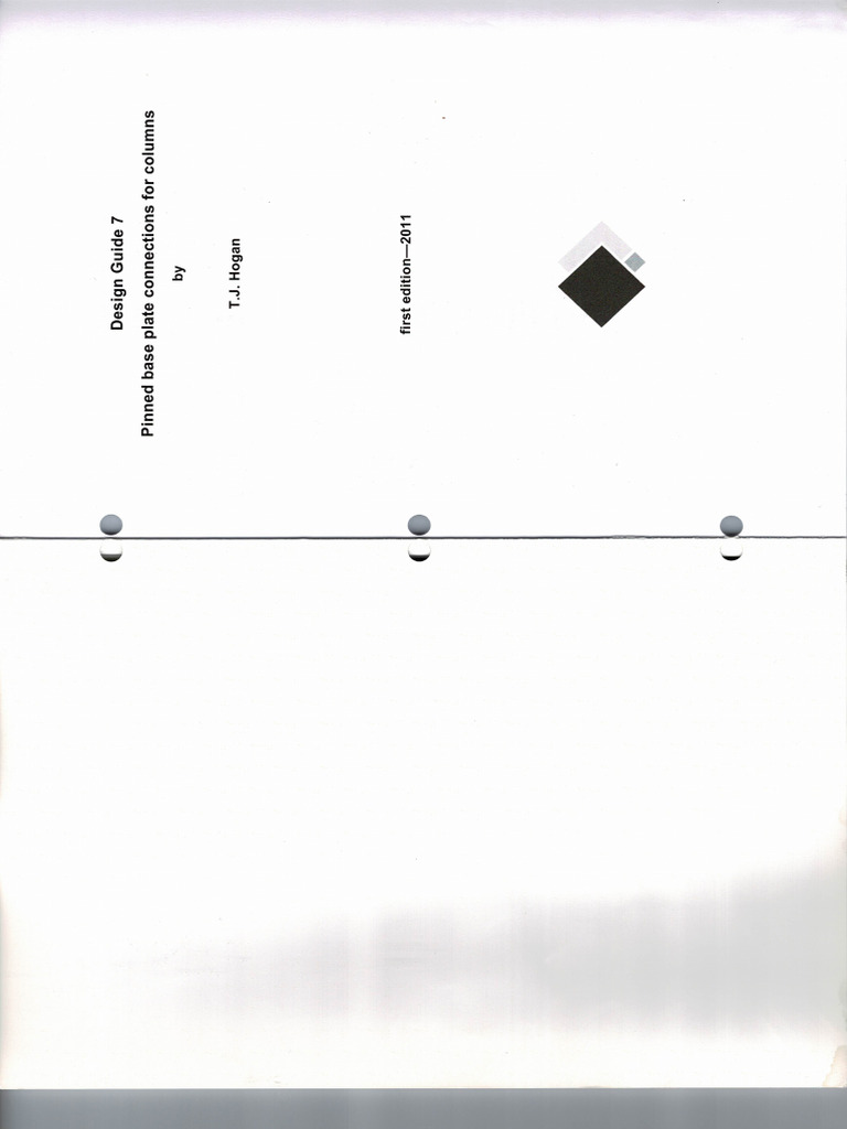 ASI Design of Pinned Base Plate Connection | PDF