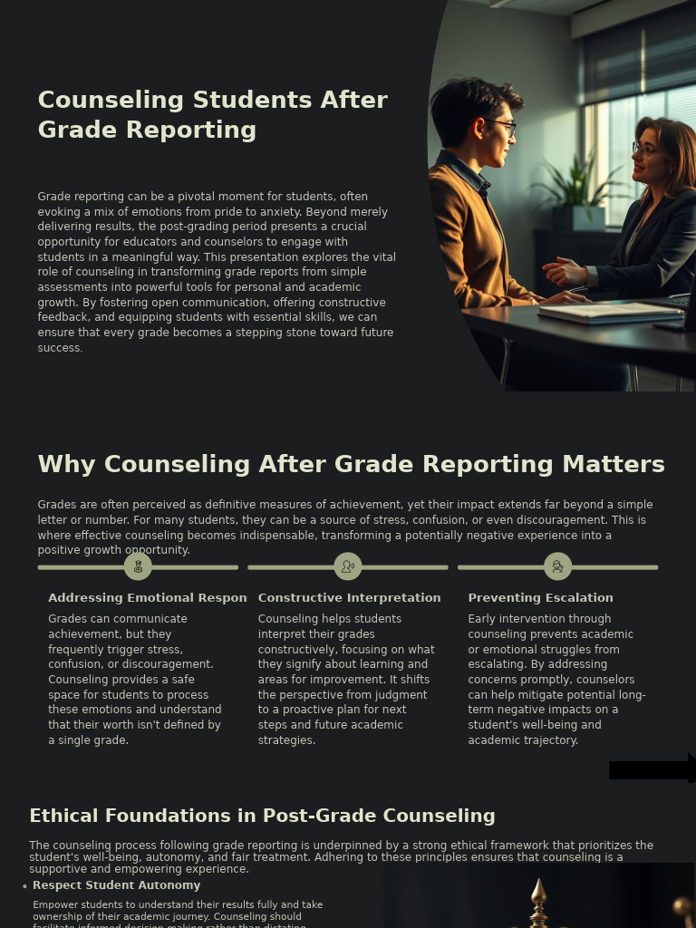 Counseling Students After Grade Reporting Supporting Growth and ...