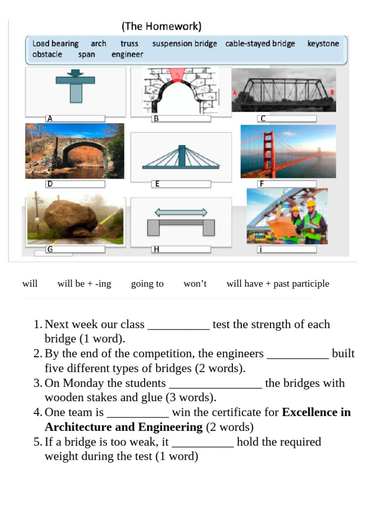 Bridge Building Homework | PDF