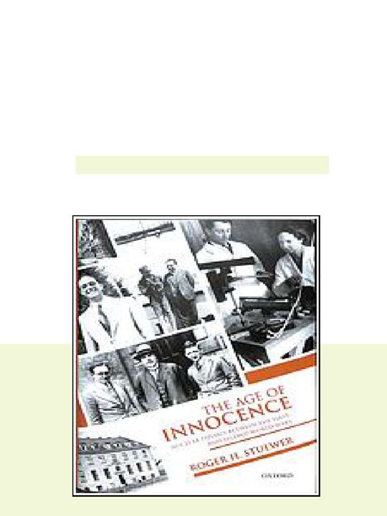 The Age Of Innocence Nuclear Physics Between The First And Second World ...