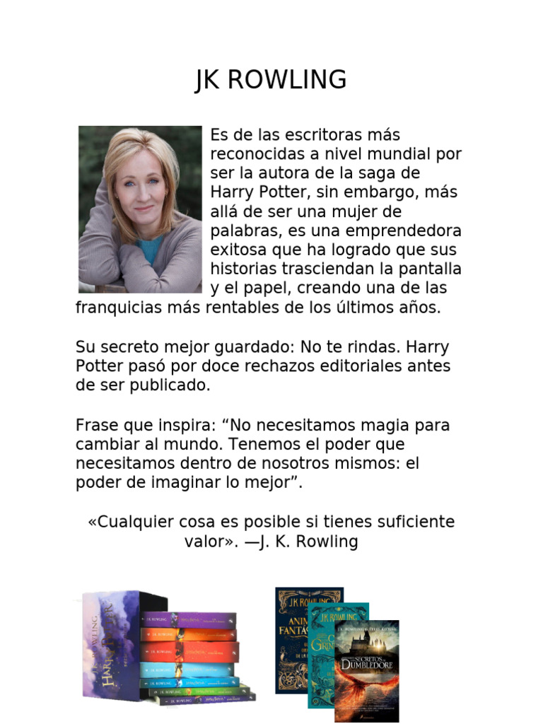 JK Rowling | PDF | J. K. Rowling