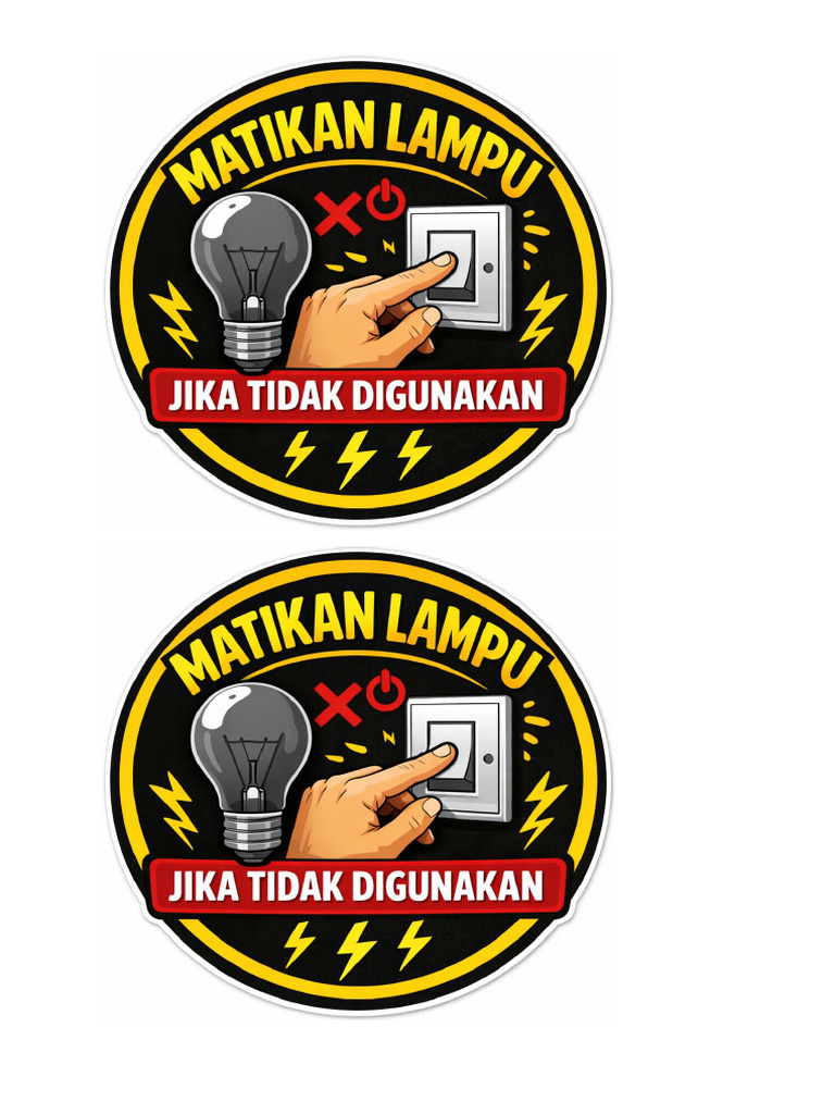 Stiker Lampu Matikan | PDF