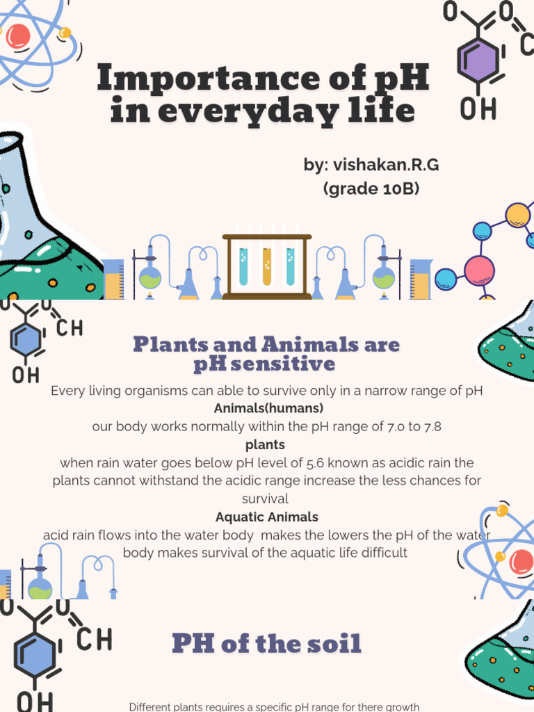 pH Importance in Life and Health | PDF | Ph | Acid