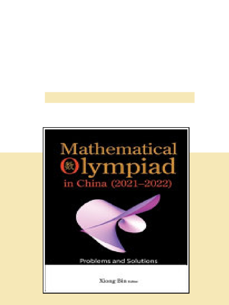Mathematical Olympiad in China 2021 2022 Problems and Solutions 1st ...