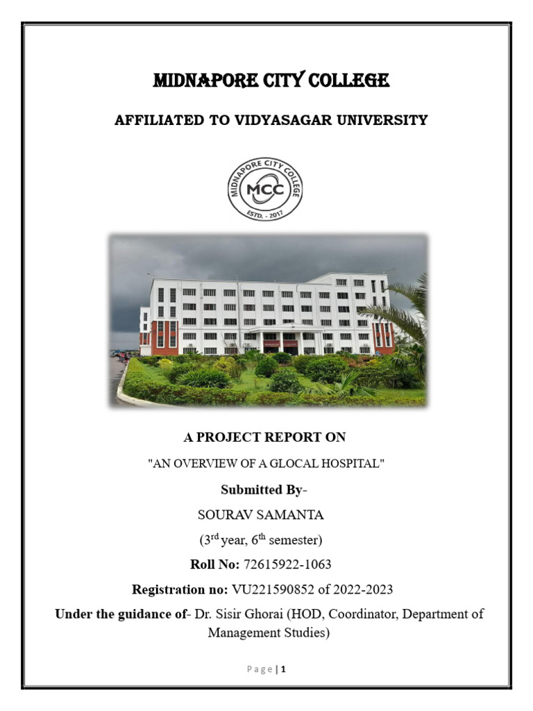 Sourav Samanta Project (Dse 4) | PDF | Patient | Hospital