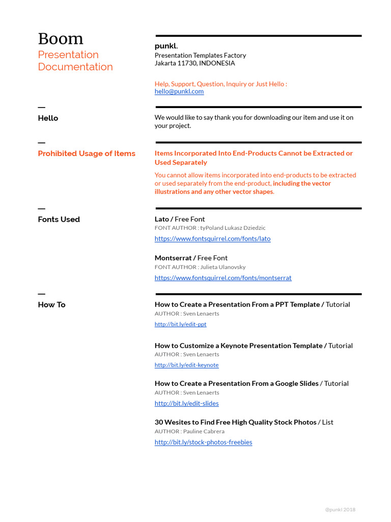 Boom Presentation Templates Guide | PDF
