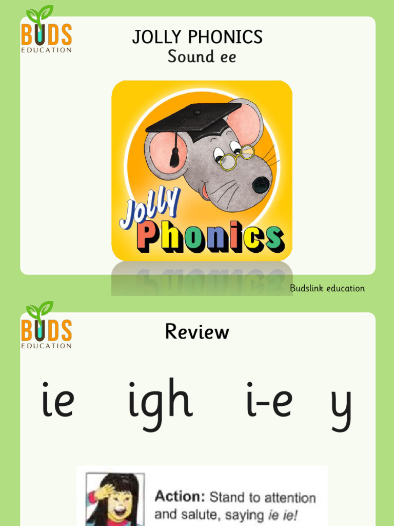 Slide Show - Jolly Phonics - Lesson 15 - Ee Sound | PDF