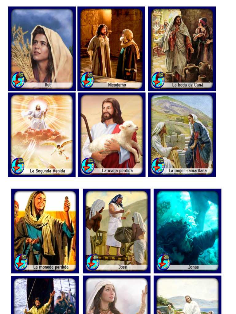 Personajes Bíblicos 8x10 | PDF