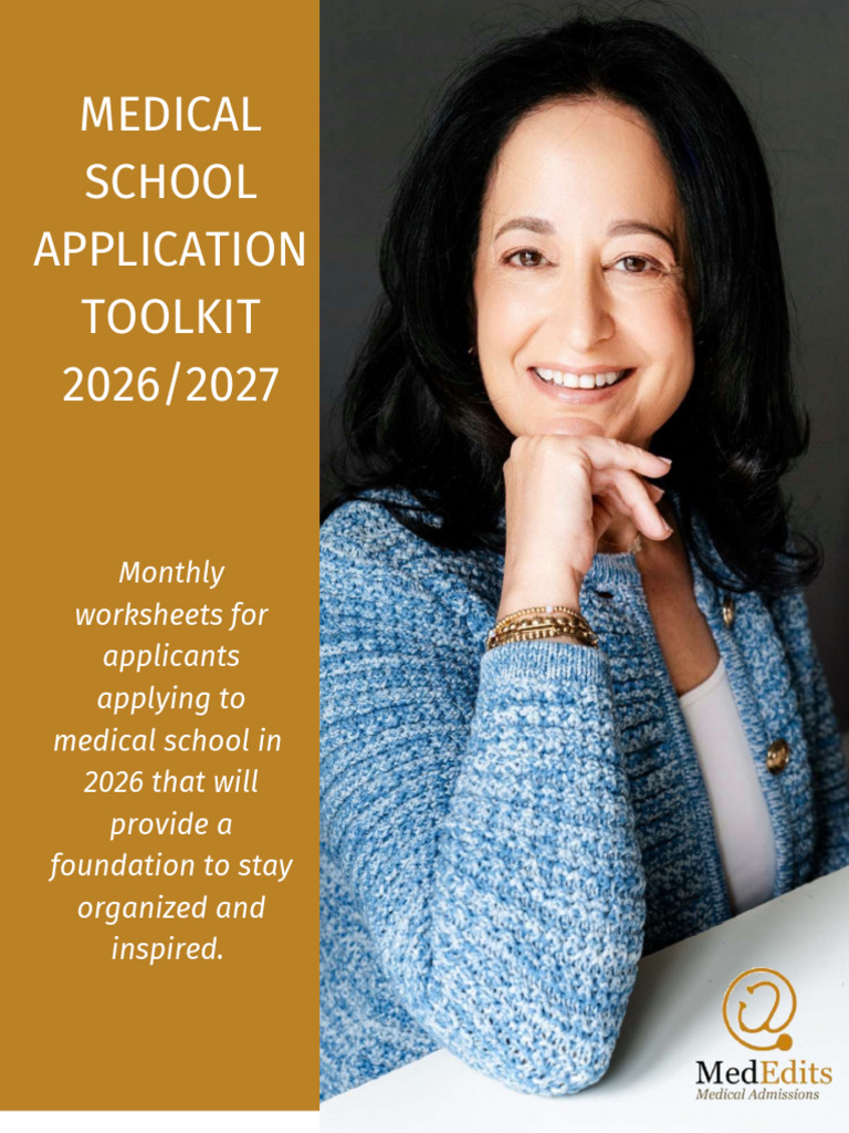 Medical School Application Toolkit 2026 | PDF | Medical College ...