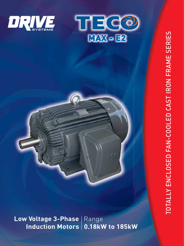 TECO-MAX-E2-Catalogue_TECO-E2_062014 | PDF | Electric Motor ...