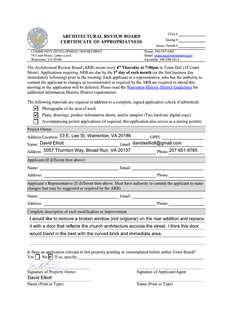 ARB Application | PDF